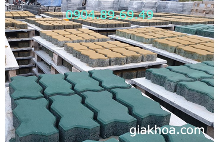 Gạch Zích Zắc block, gạch Zích Zac block lát vỉa hè,